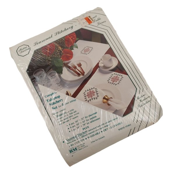 Modern Heirlooms | Office | Seasonal Stitchery Complete Tabletop 4 ...